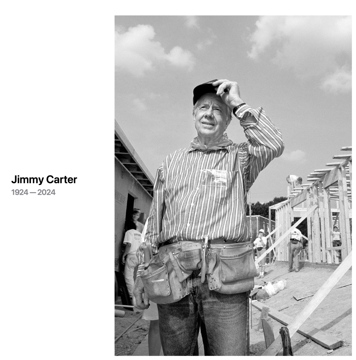 Apple updates its homepage to honor the late President Jimmy Carter ...